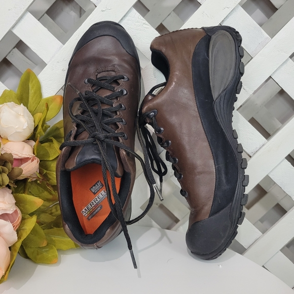 Merrell | Shoes | Mens Merrell Leather Hiking Shoes Size 5 | Poshmark